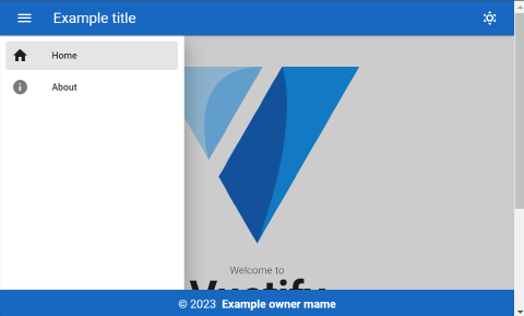 Vue 3.x + Vuetify 3.x + Vue Routerでいい感じのアプリレイアウトをを実装する